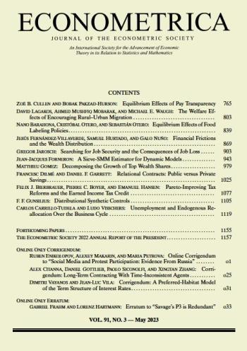 The welfare effects of encouraging rural–urban migration ...