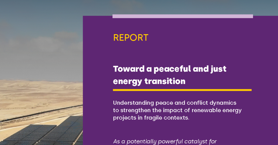 Toward a peaceful energy transition (Report) | International Growth Centre